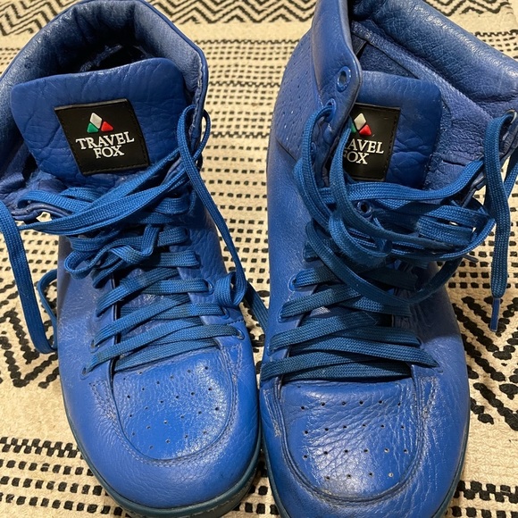 Travel Fox | Shoes | Travel Fox Mens 90 Series Classic Royal Blue Nappa ...